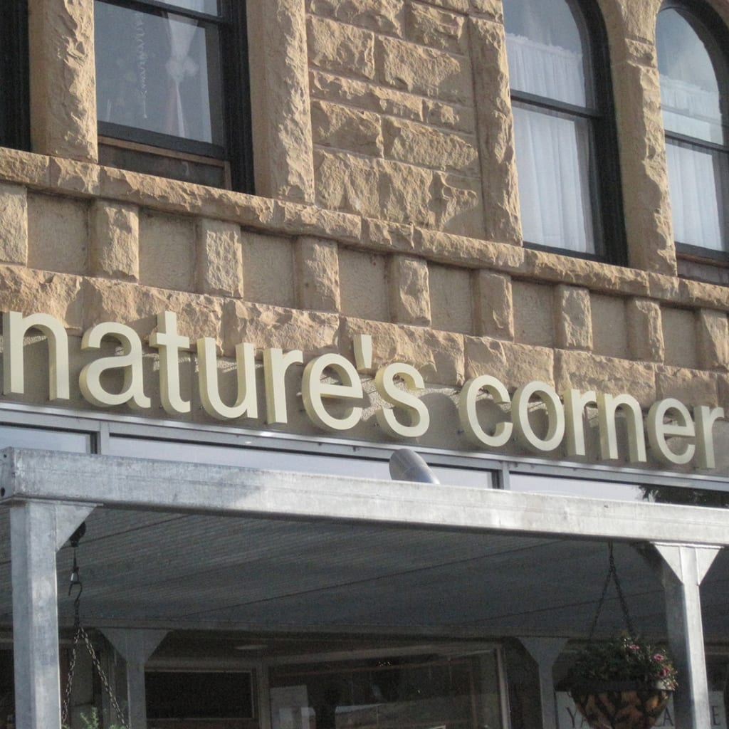 Fabricated Steel Letters - Block Metal Building Signs | Woodland Mfg