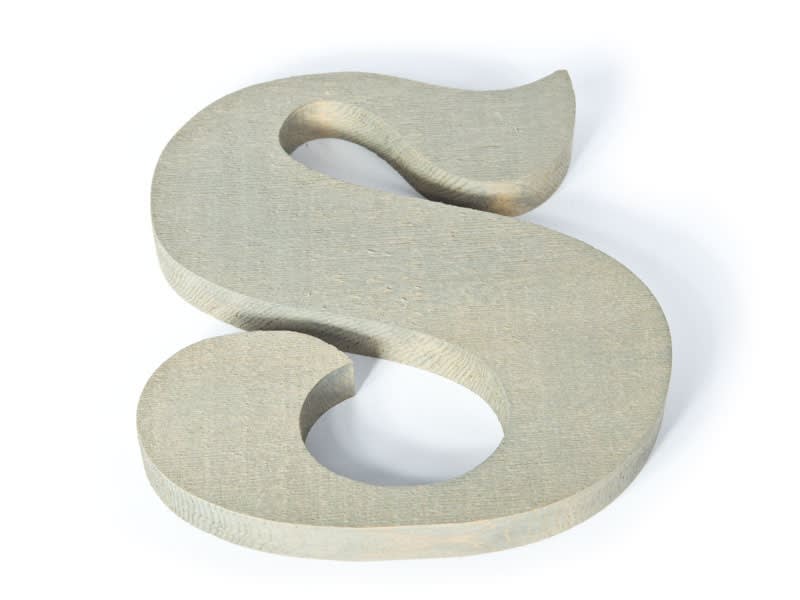 Weathered Wood Letter - Reclaimed Wood Sign | Woodland Manufacturing