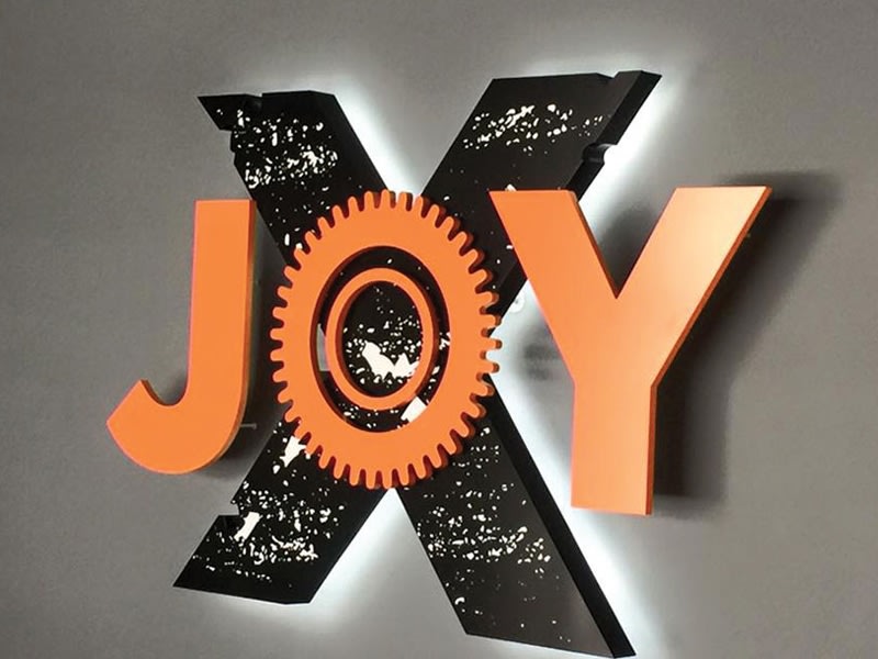 Halo Lit Metal Letters - LED Lighted Signs - Block | Woodland Manufacturing