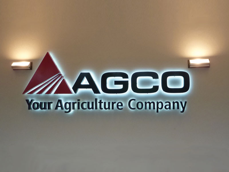 Halo Lit Metal Letters - LED Lighted Signs - Block | Woodland Manufacturing