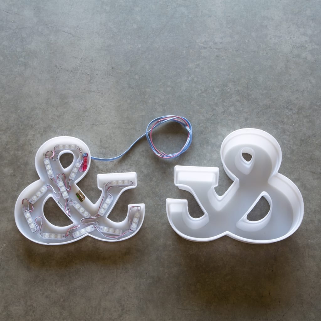 Lighted Letters - Affordable LED Letters in Serif fonts | Woodland ...