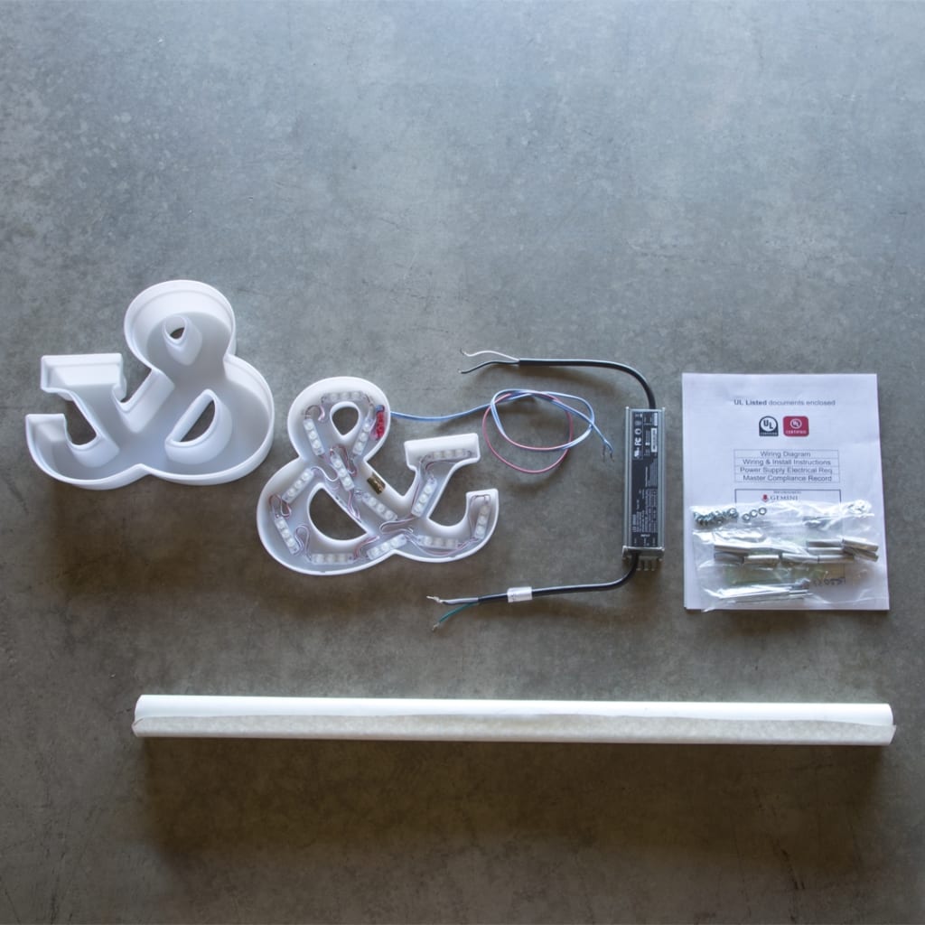 Lighted Letters - Affordable LED Letters in Serif fonts | Woodland ...