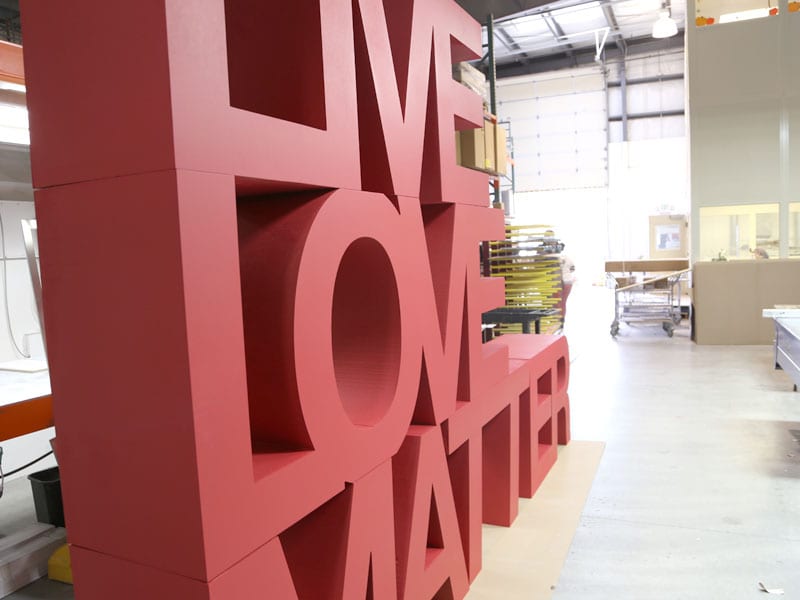 Giant Oversized Letters - Any Font, Graphics Welcome | Woodland ...
