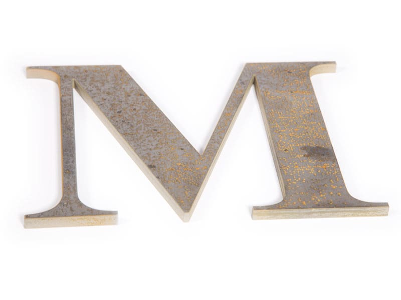 Mild Steel Letters - Custom Made for Welding & Concrete | Woodland ...