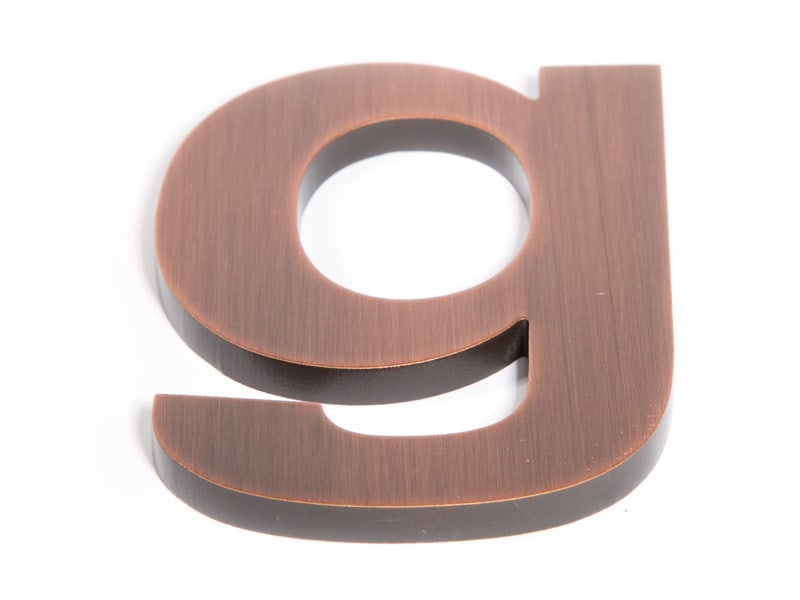 Oxidized Copper Letters - Antique Copper Letters ...