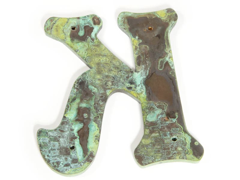 Patina Letters - Patina Bronze Letters | Woodlandmanufacturing.com
