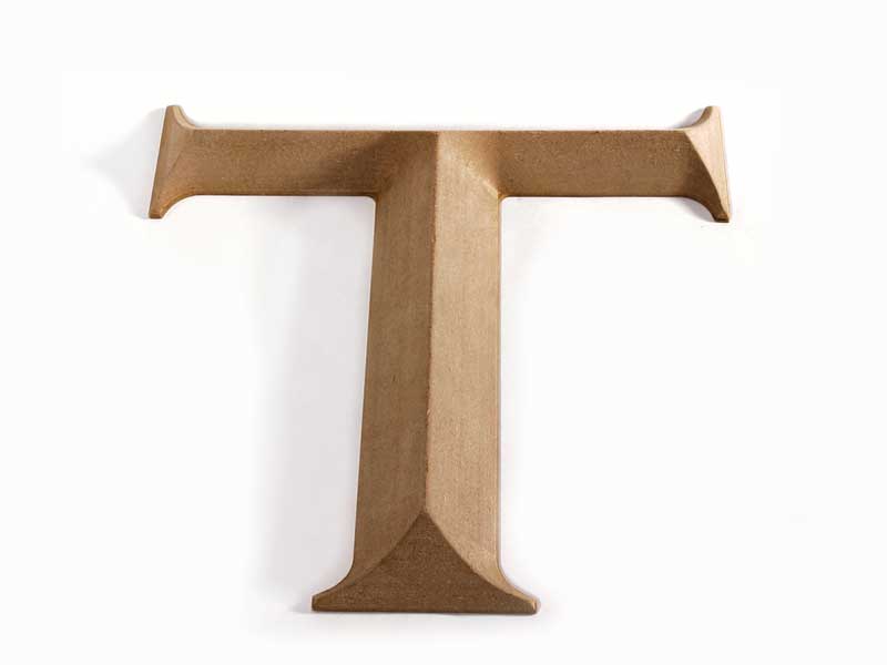 Prismatic Wood Letters - Carved Sign Letters | Woodland Manufacturing