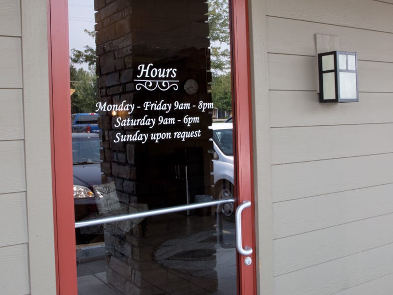 Store Hours Sign Letters - Hours Sign | Woodlandmanufacturing.com
