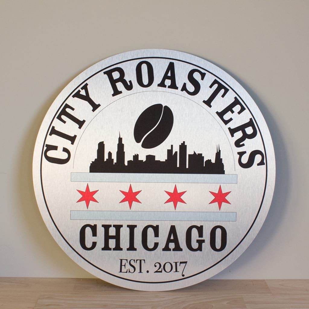 Brushed Metal Sign - Custom Aluminum Sign | Woodland Mfg