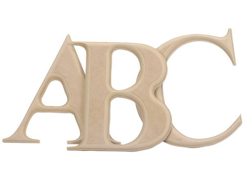 Unpainted MDF Wood Letters | MDF Letters | Composite Letters