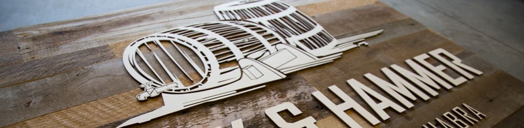 Custom Wood Signs - Reclaimed Wood Signs | Woodland Mfg