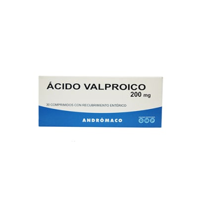 Ácido Valproico 200 mg x 30 comp - EASYFARMA