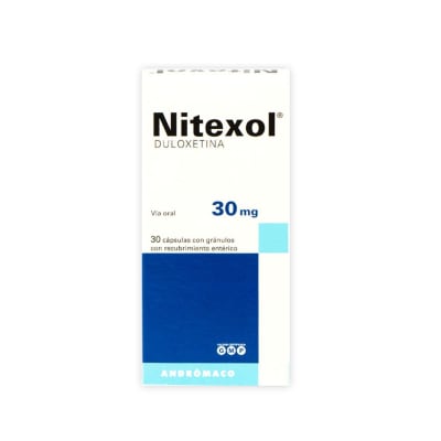 Nitexol 30 mg 30 cápsulas - EASYFARMA