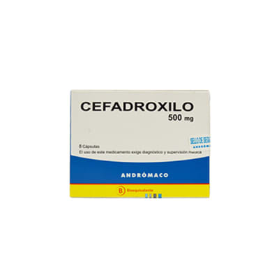 Cefadroxilo 500mg x 8 comp - EASYFARMA