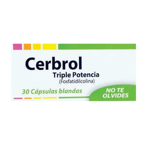 Cerbrol Triple Potencia Fosfatidilcolina 30 capsulas - EASYFARMA