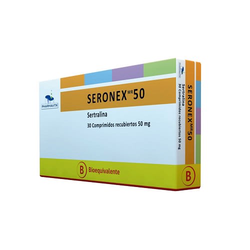 Seronex 50 mg 30 comprimidos - EASYFARMA