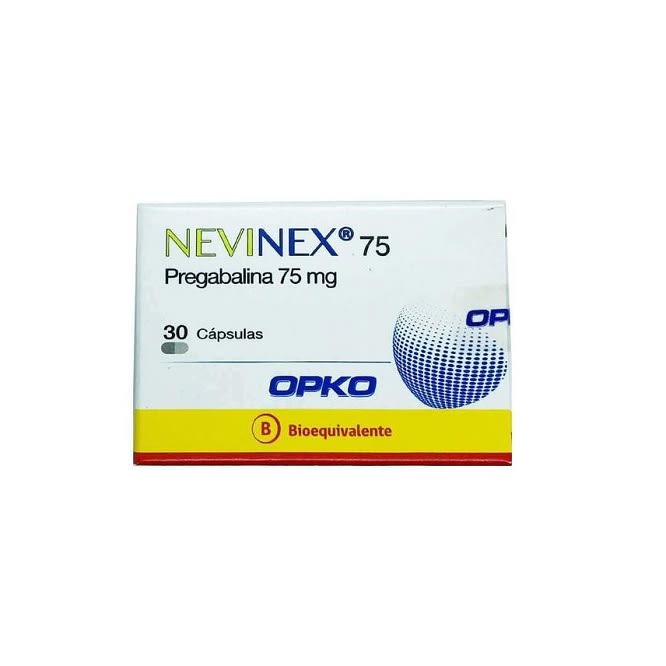 Nevinex 75 mg 30 cápsulas Ley Cenabast - EASYFARMA