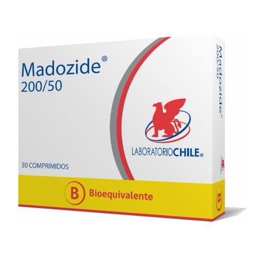 Madozide 200/50 mg. 30 comp. - EASYFARMA