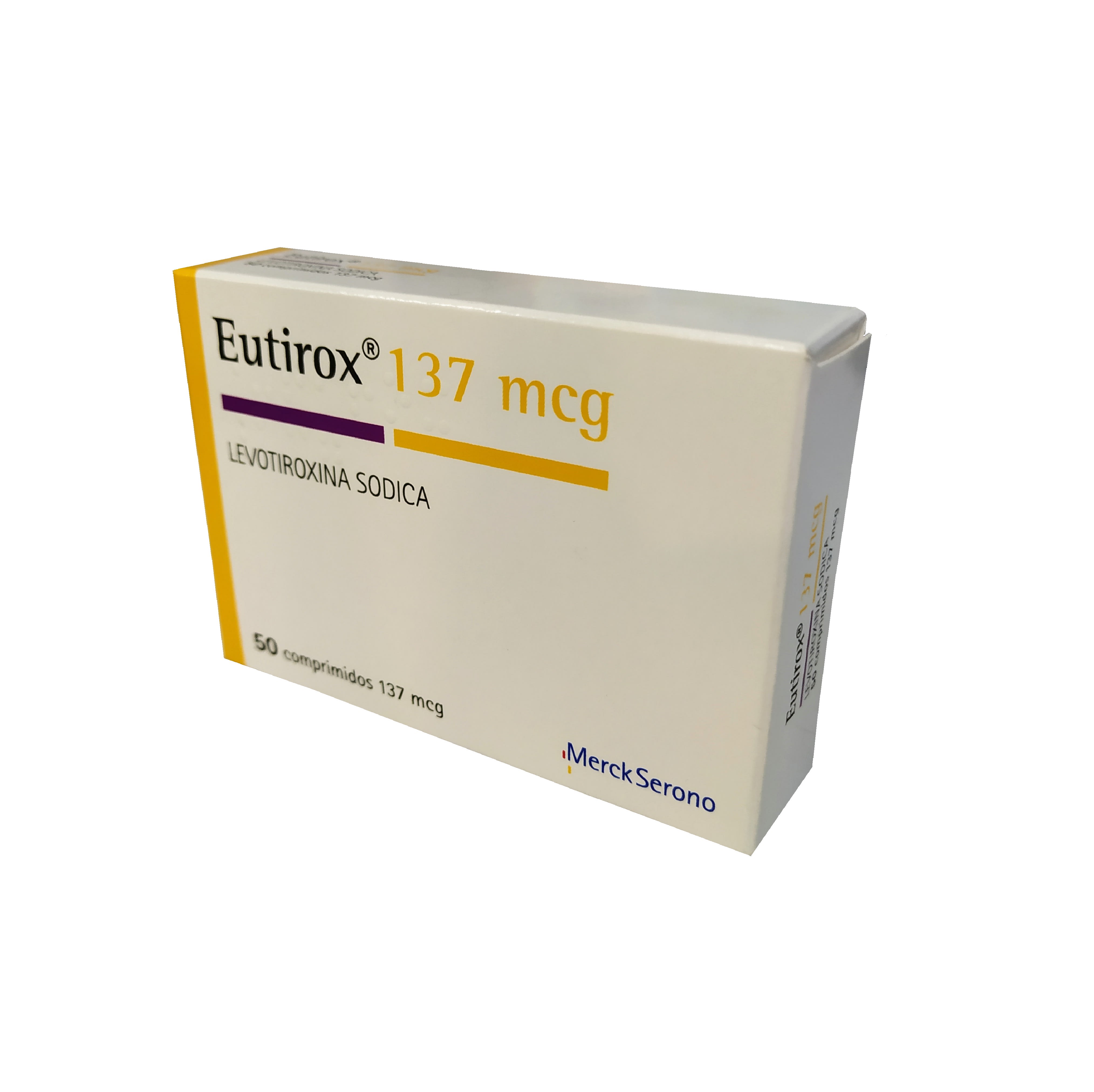 Eutirox 137 mcg x 50 comprimidos - EASYFARMA