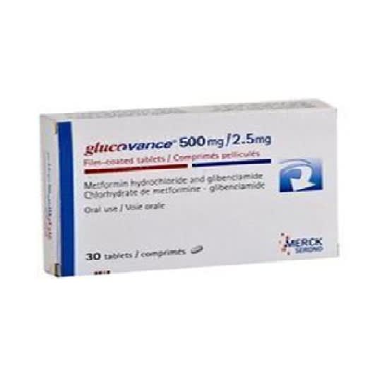 Glucovance 500/2,5 x 30 - EASYFARMA