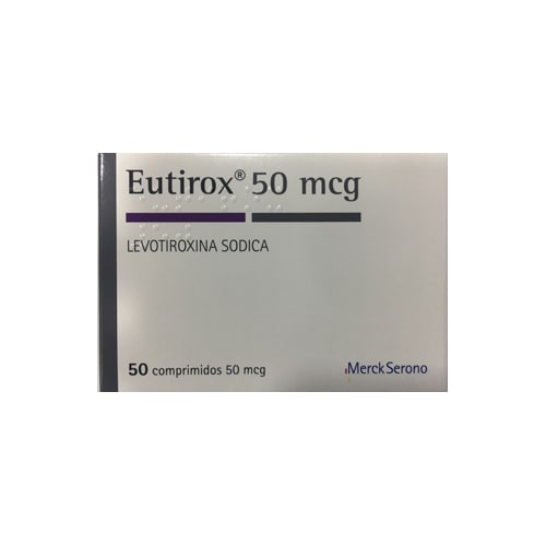 Eutirox 50 mcg x 50 comprimidos - EASYFARMA