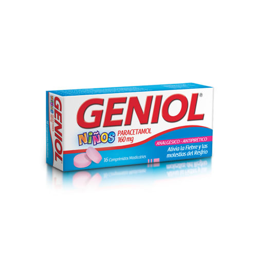 Geniol Pediatrico masticable x 16 - EASYFARMA
