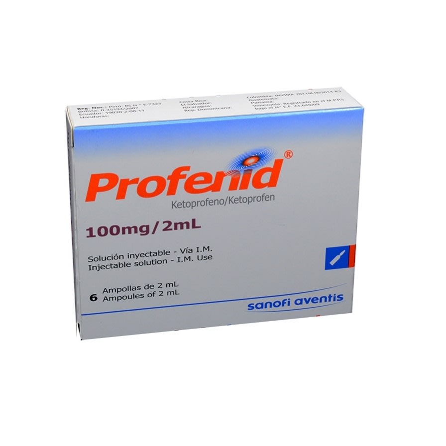 Profenid I.M iny. 100 mg. 6 amp. - EASYFARMA