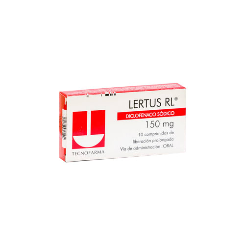 Lertus RL 150 mg x 10 comp - EASYFARMA