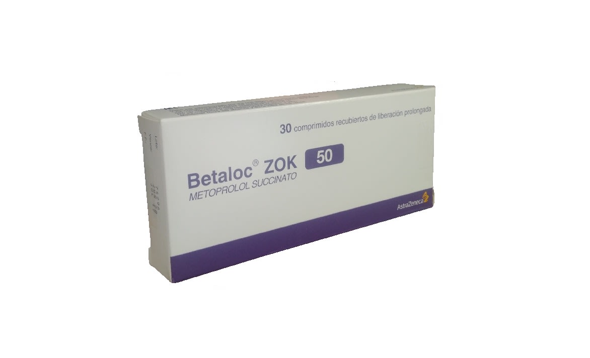 Betaloc ZOK 50 mg x 28 comp Ley Cenabast - EASYFARMA