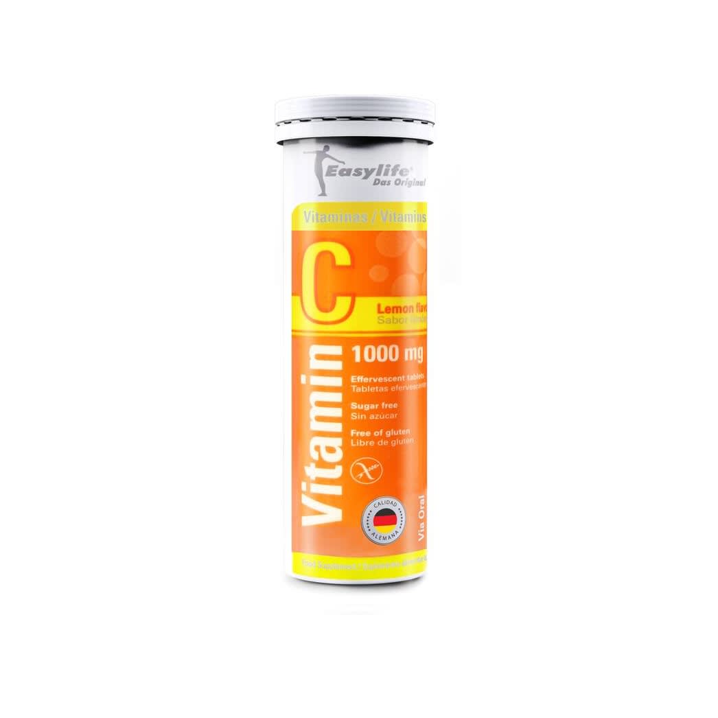 Vitamin C Limón 1000 mg x 20 comp eferv Easylife - EASYFARMA