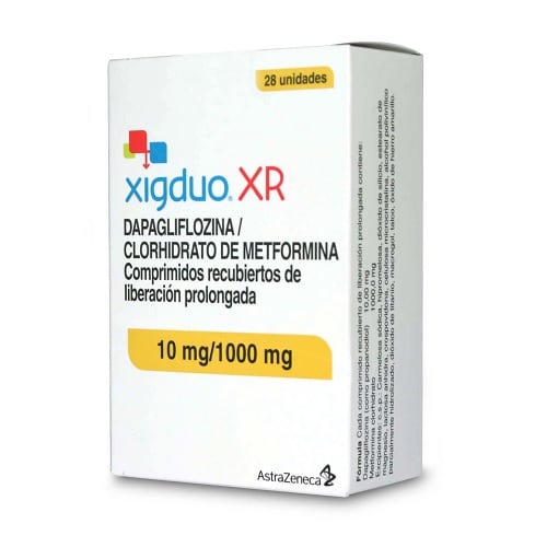 Xigduo XR 10/1000 mg. 28 comp - EASYFARMA