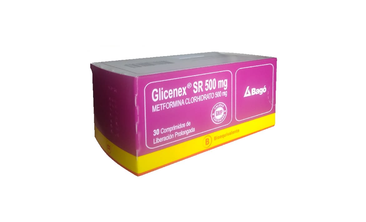 Glicenex SR 500 mg 30 comp - EASYFARMA