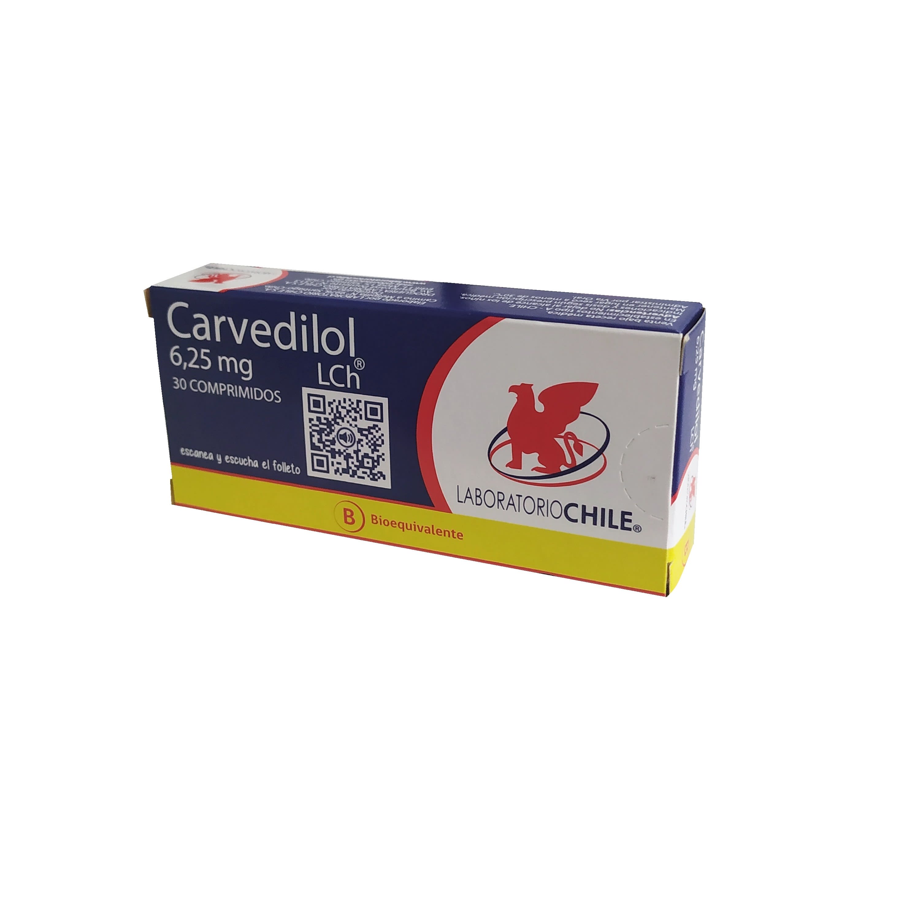Carvedilol 25 mg. 30 comp. - EASYFARMA