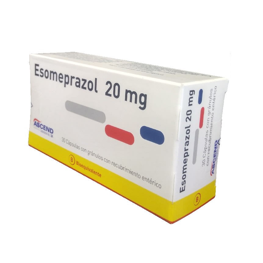 Esomeprazol 20 mg x 30 comprimidos - EASYFARMA