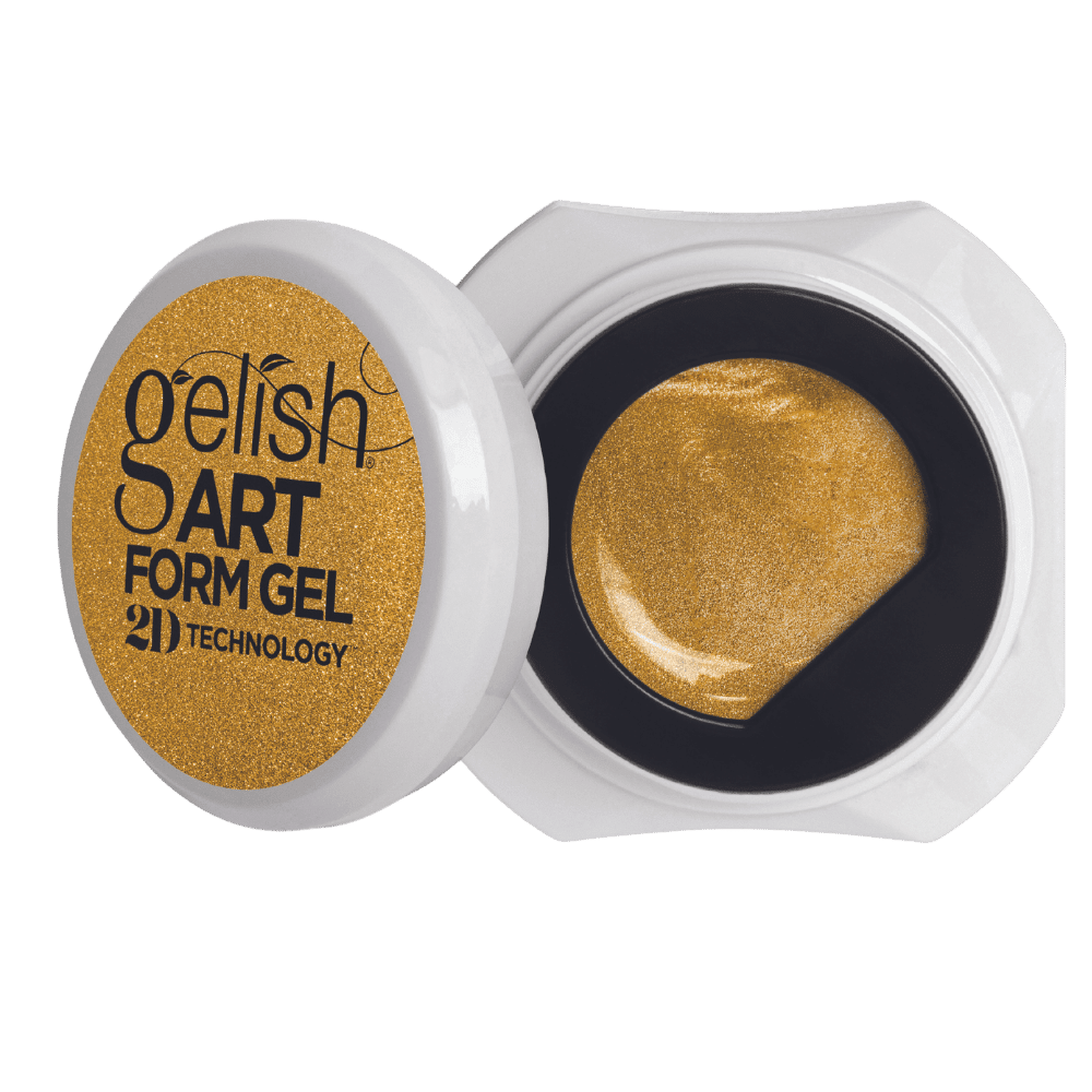 Gelish Art Form Gels EFFECTS GOLD METALLIC 5g Biovital