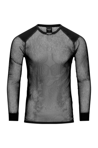 Wool mesh base layer with larger holes, soft and comfortable next to ...