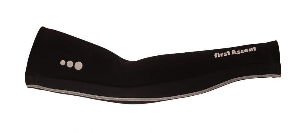 First Ascent Unisex Black Flex Arm Warmer | Flook