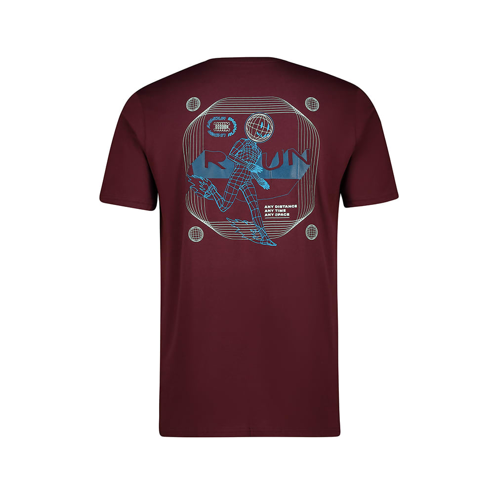 Men's Running Man Silhouette Short Sleeve Tee | Flook