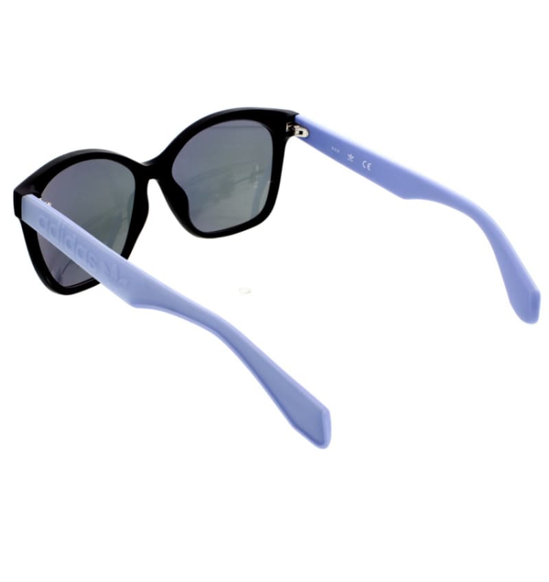 Ladies Original Square Shape Sunglasses (Matte Black/Violet Frame ...