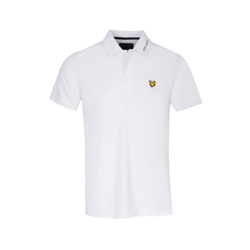 Men's Tech Collar Logo Polo | Flook