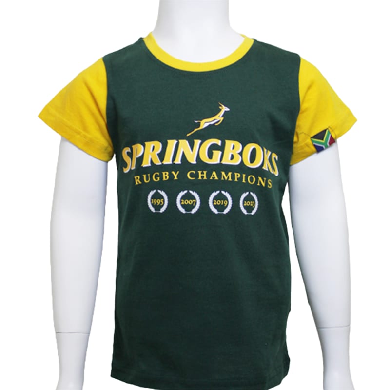 Springboks Rugby Champions Older Kids Tee | Flook