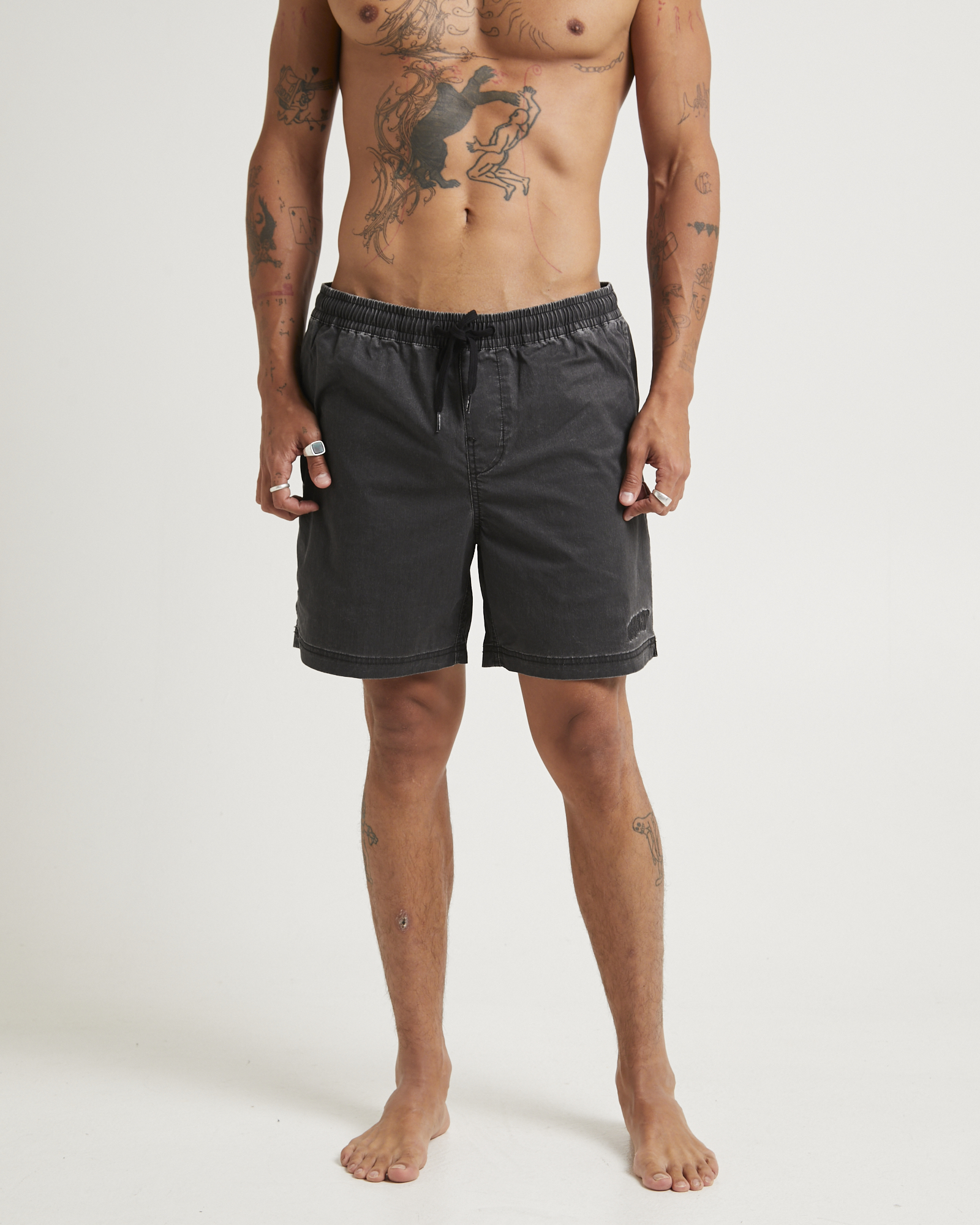 NEW INSIGHT Dive Boardshorts in Washed Black | eBay