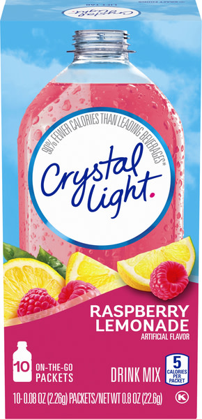 Crystal Light On-the-go Raspberry Lemondade Drink Mix Packets