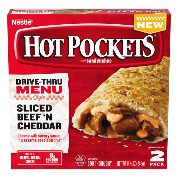 Hot Pockets Sliced Beef 'n Cheddar