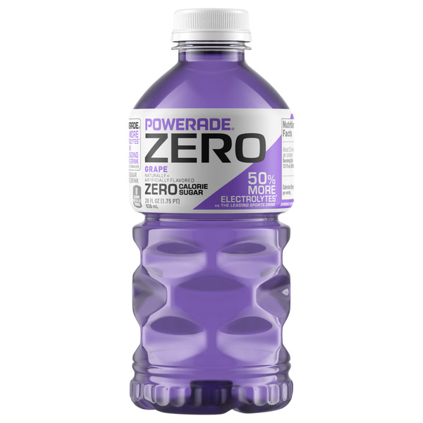 Powerade Zero Sugar Grape Sports Drink