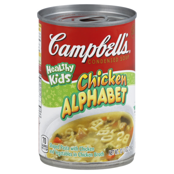 Campbells Soup Condensed Chicken Alphabet | Fig App