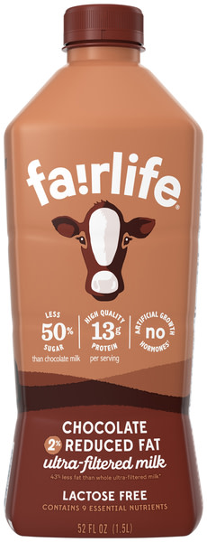 Fairlife Chocolate 2% Reduced Fat Ultra-filtered Milk