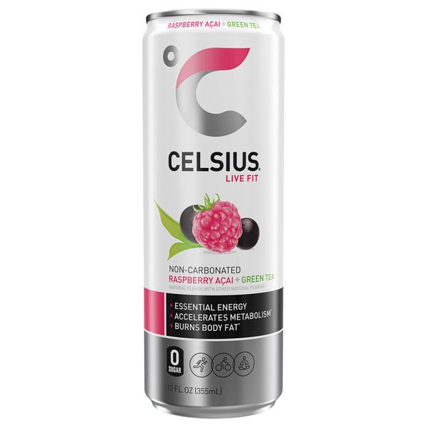 Celsius Green Tea Raspberry Acai