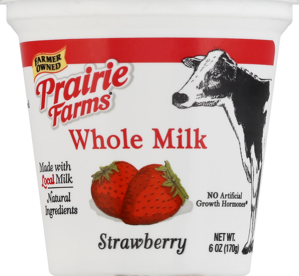 Prairie Farms Whole Milk Blended Strawberry Yogurt | Fig App