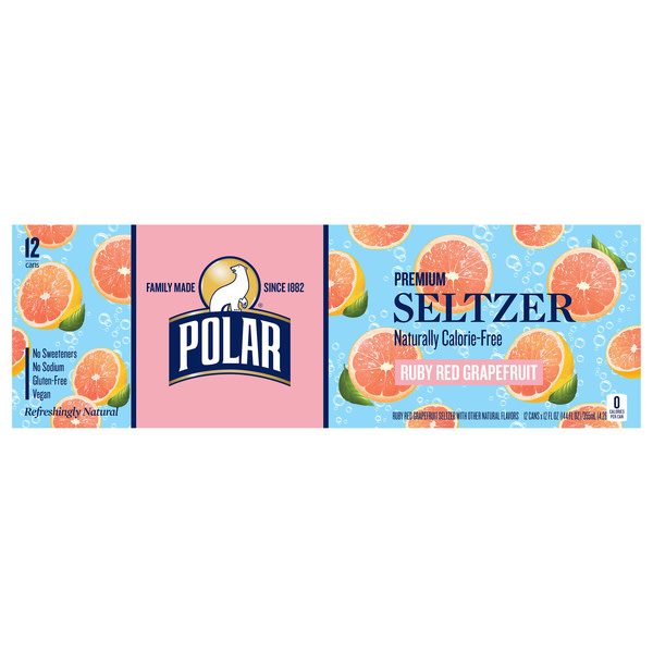 Polar Ruby Red Grapefruit Seltzer Water